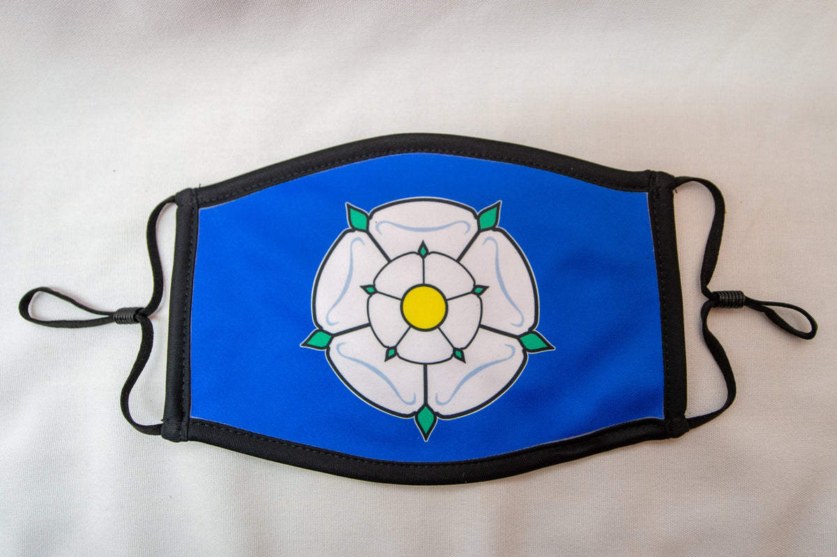 Yorkshire Face Mask (Blue) – Yorkshire T-Shirts
