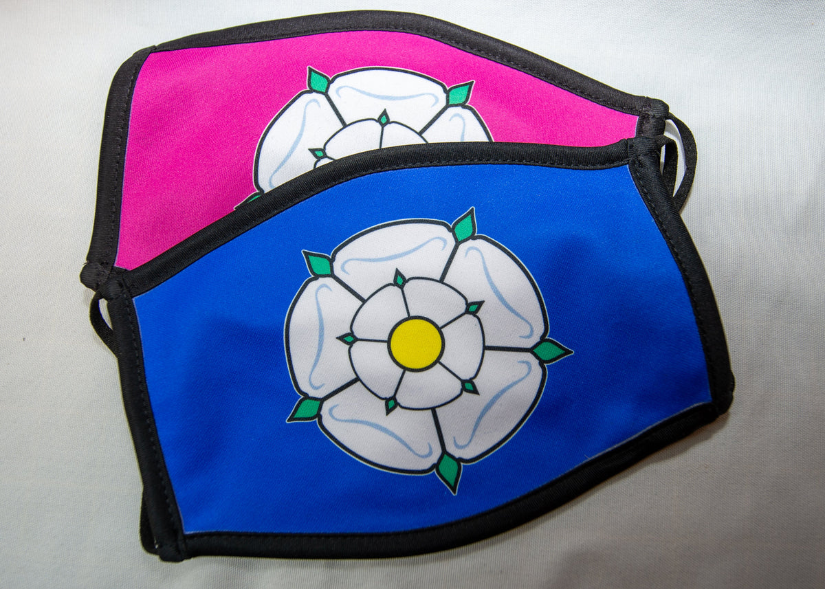 Yorkshire Face Mask (Blue) – Yorkshire T-Shirts