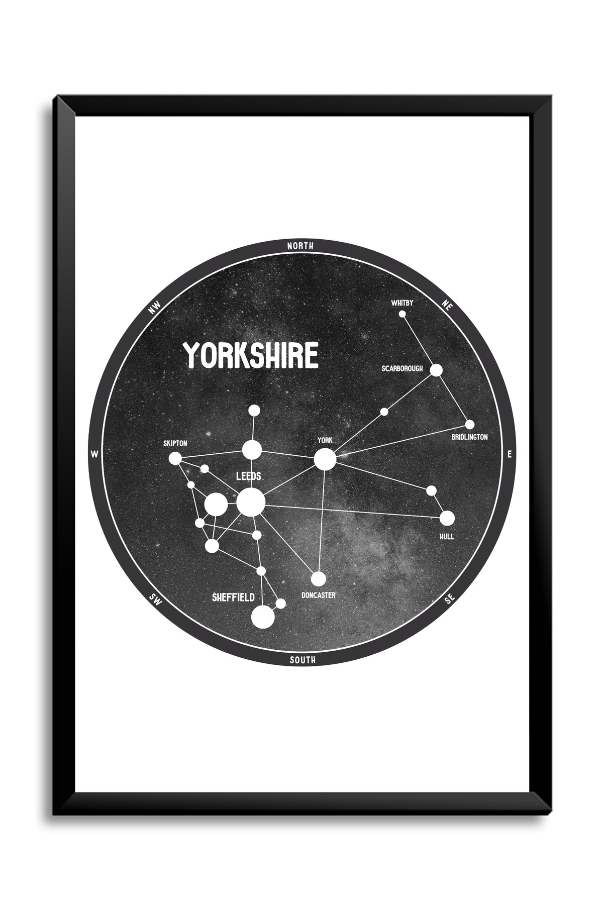 Yorkshire Constellation A3 Poster – Yorkshire T-Shirts