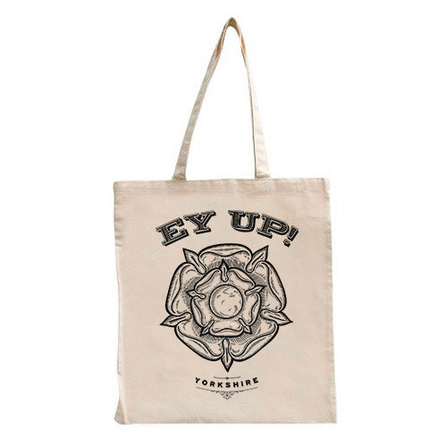 Ey Up Yorkshire Rose Tote Bag – Yorkshire T-Shirts